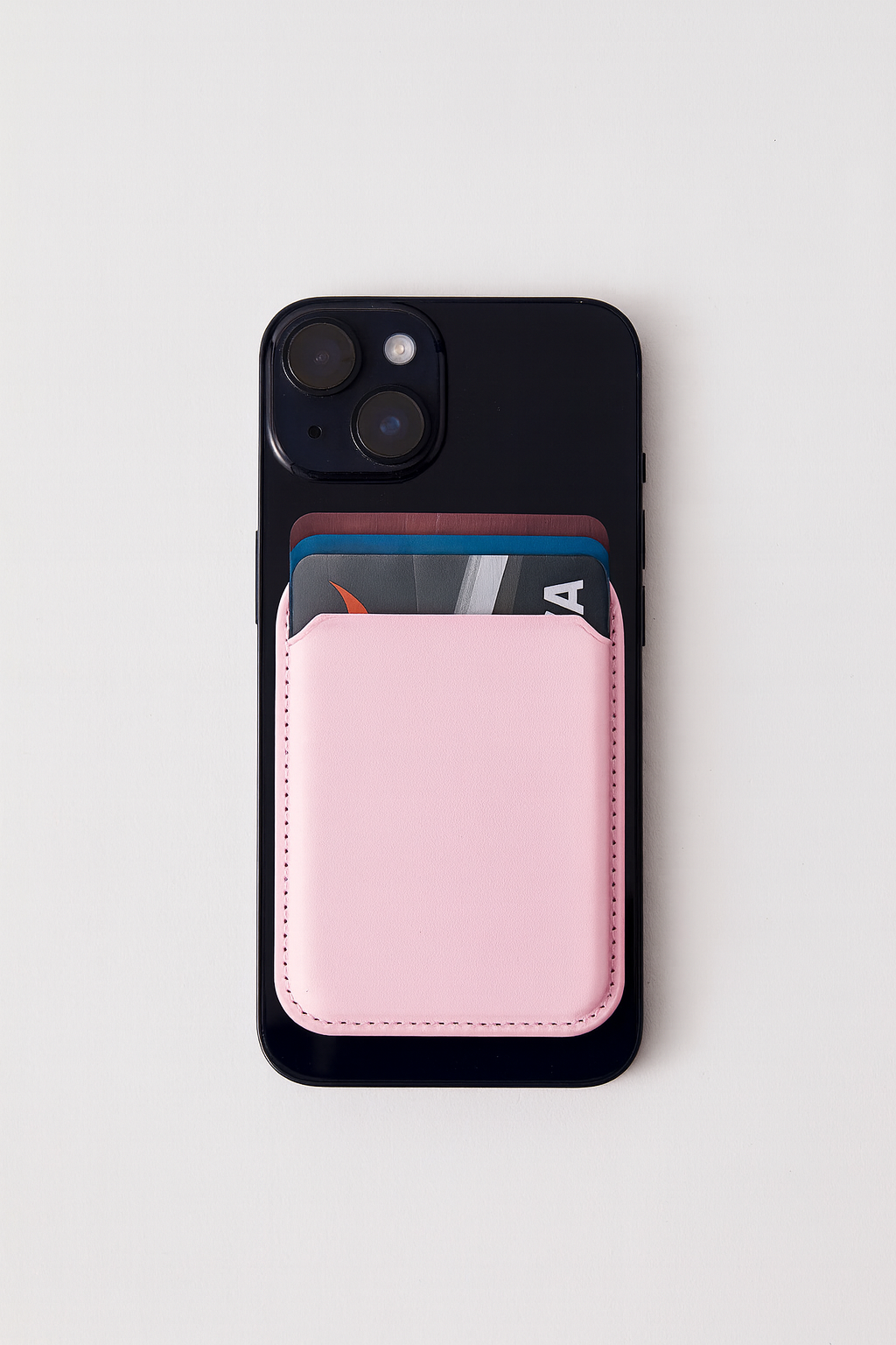 Vegan MagSafe Wallet | Light Pink