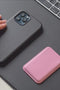 Vegan MagSafe Wallet | Light Pink