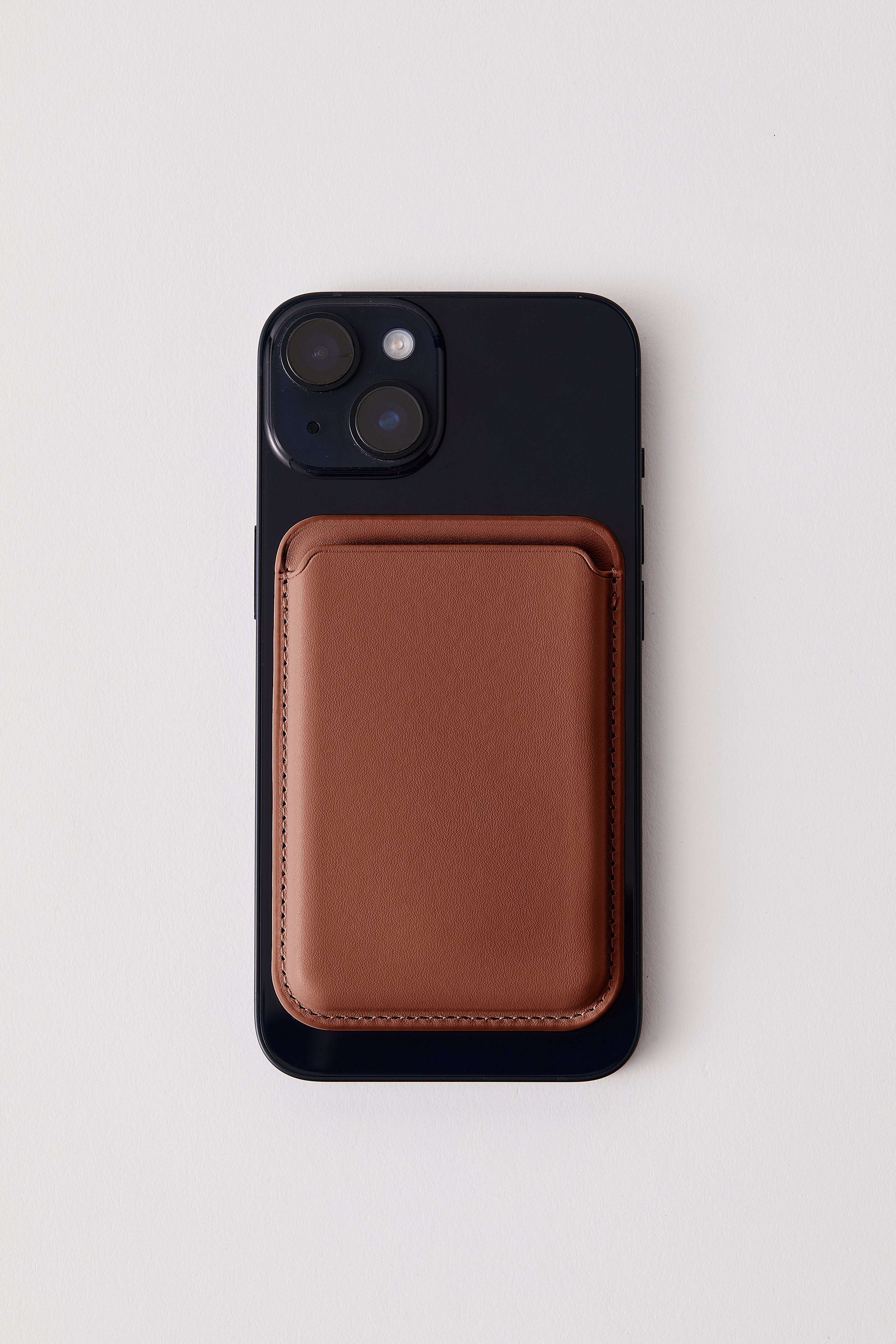 Vegan MagSafe Wallet | Chocolate